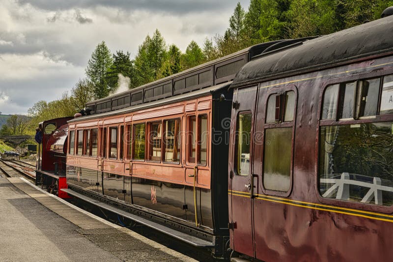Embsay Steam Railway in North Yorkshire Stock Image - Image of ...