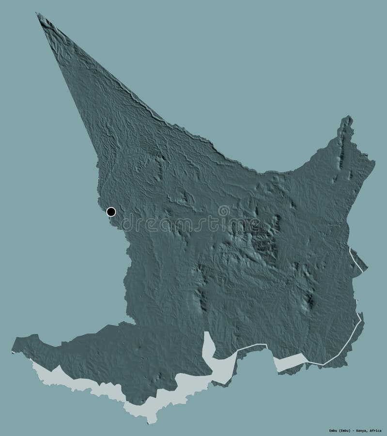 Embu, County of Kenya,. Previews. Administrative Stock Illustration ...