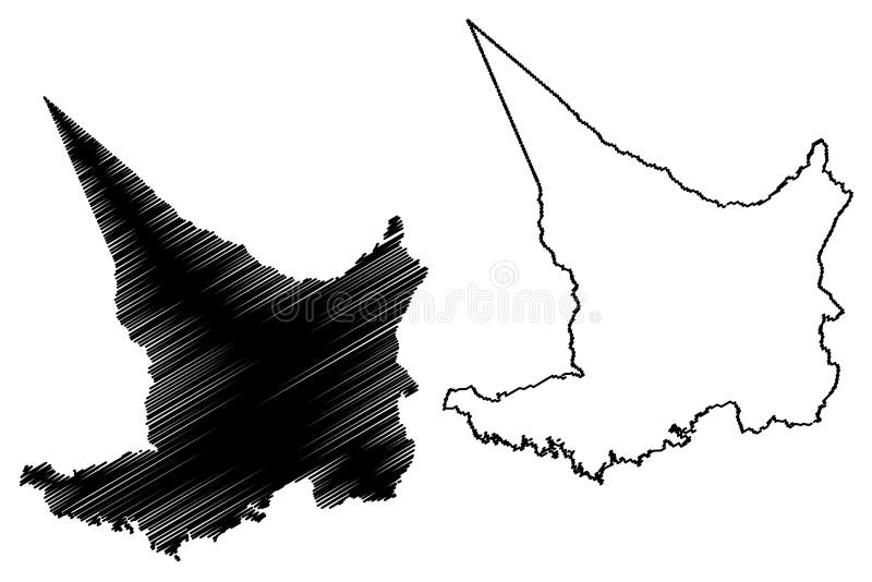 Embu County Republic of Kenya, Eastern Province Map Vector Illustration ...