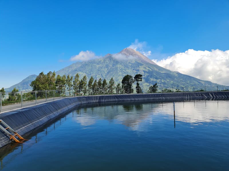 Embung mananjar selo stock photo. Image of landscape - 221109698