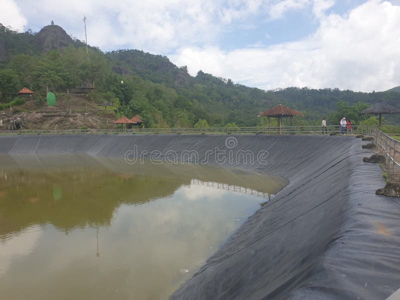 Embung for Water Stock and Irigation in Indonesia Stock Photo - Image ...