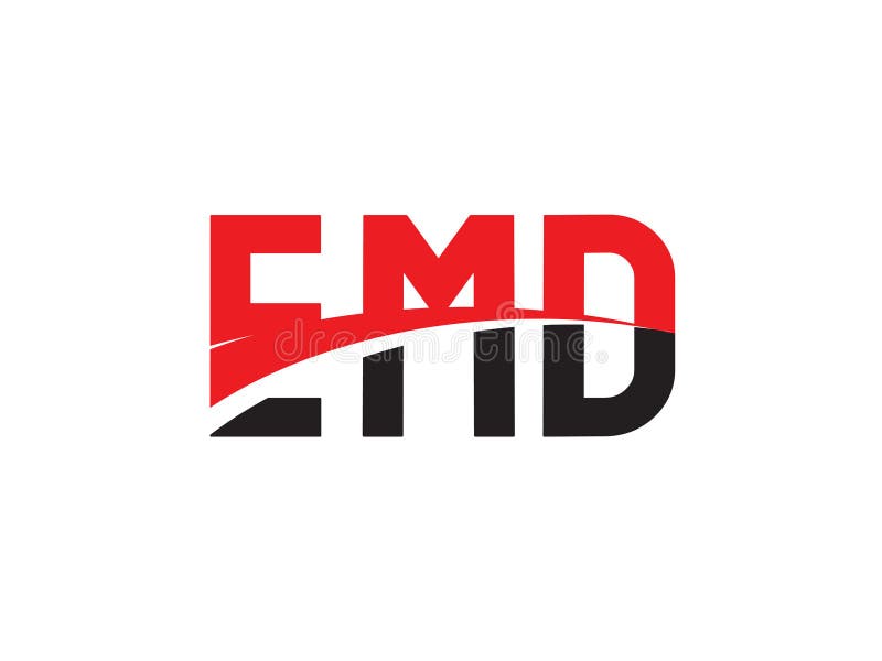 EMD Letter Initial Logo Design Vector Illustration Stock Vector ...