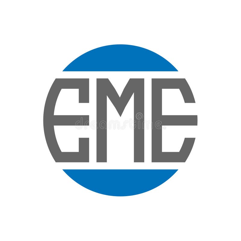 EME Letter Logo Design on White Background. EME Creative Initials ...