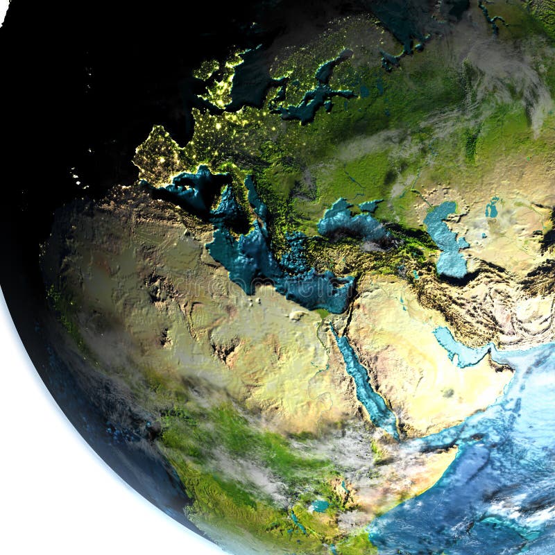 Emea Region Space Dawn Stock Illustrations – 19 Emea Region Space Dawn ...