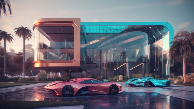 Ementing the Luxury Bionic Design Stock Illustration - Illustration of ...