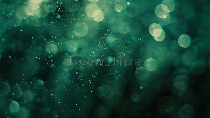 Emerald Bokeh Background: Sparkling Green Abstract Texture Stock ...