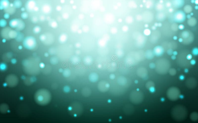 Emerald Bokeh Soft Light Abstract Background, Vector Eps 10 ...