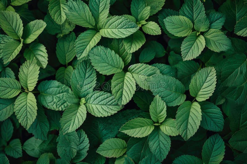 Emerald Canopy: Patterns of Natural Elegance. Stock Illustration ...