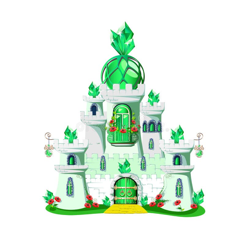 Emerald City Castle Stock Illustrations – 42 Emerald City Castle Stock ...