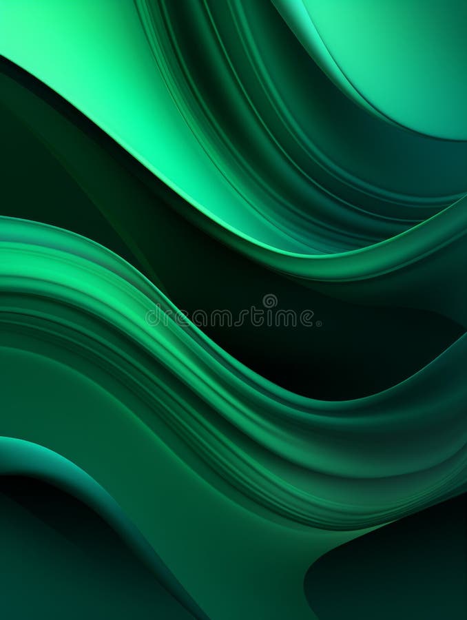 Emerald Crystal Creative Abstract Wavy Texture. Stock Illustration ...