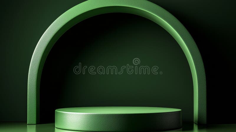 The Emerald Crystal Minimalistic Product Display Podium is Made of ...