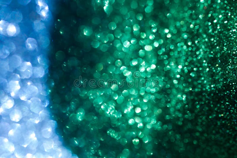 Emerald Defocused Lights Bokeh Background Stock Image - Image of bling ...