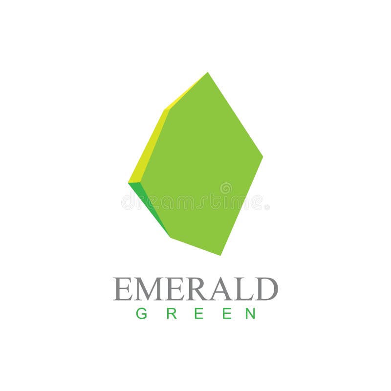 Emerald Diamond Logo Vector Icon Illustration Stock Vector ...