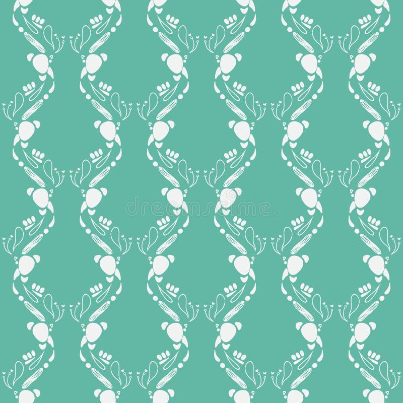 Emerald Green Art Deco Pattern Stock Vector - Illustration of emerald ...