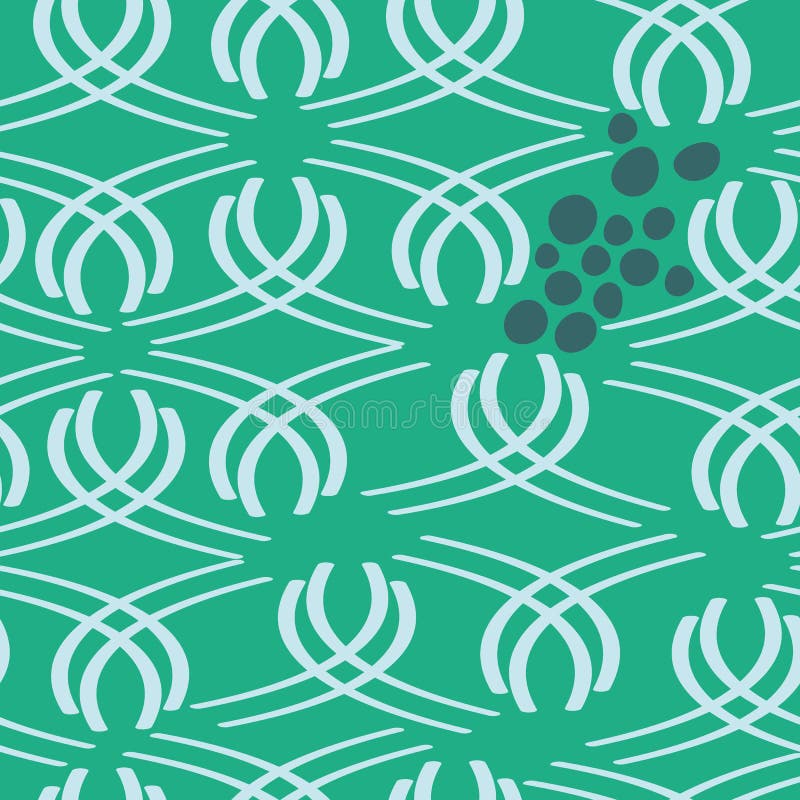 Emerald Green Geometric Abstract Shapes Seamless Pattern Background ...