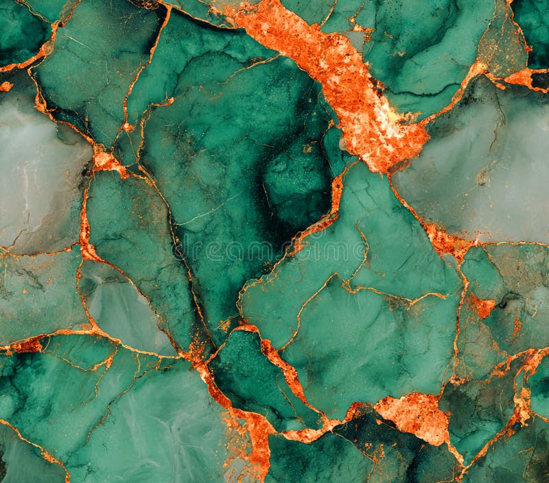 Emerald Green and Gold Marble Texture Elegant Abstract Background for ...