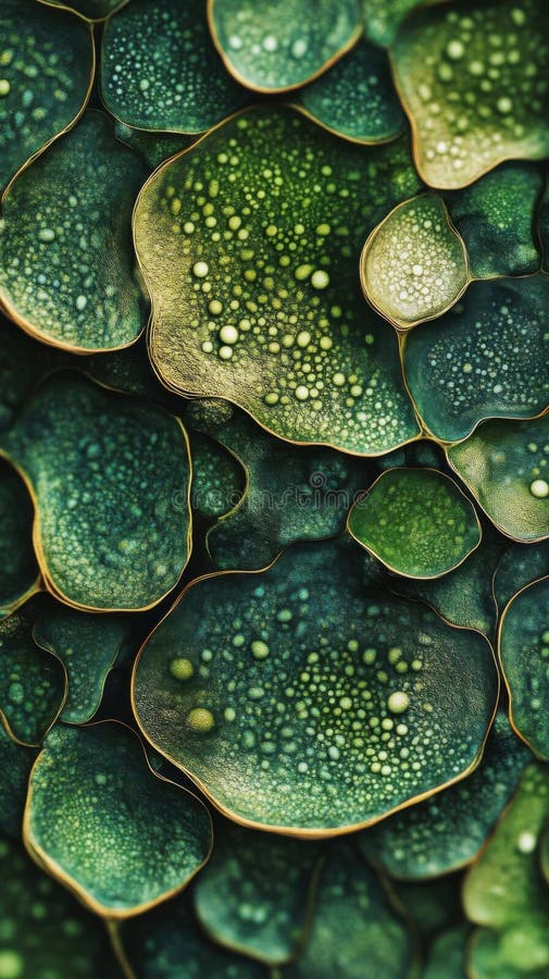 Emerald Green Leaf Textures, Nature S Abstract Art Stock Illustration ...