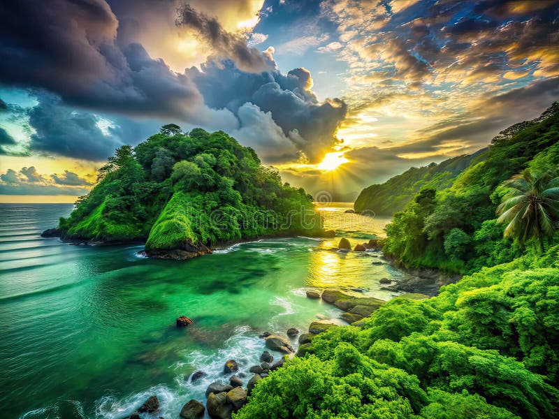 Emerald Green Light Photography Capturing Subtle Hues and Atmospheric ...