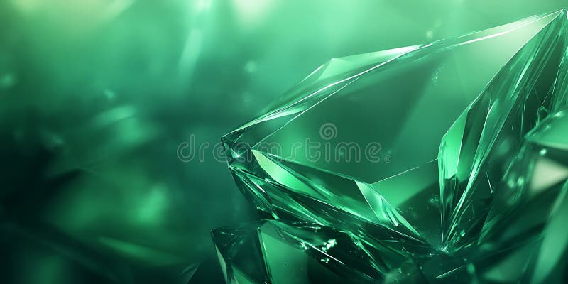 Emerald Green Nature Abstract Stock Illustration - Illustration of deep ...