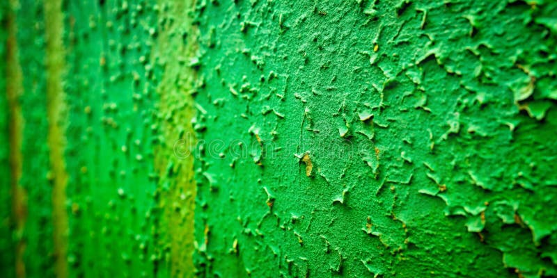 Emerald Green Paint Texture on a Rough Wall a Closeup Exploration of ...