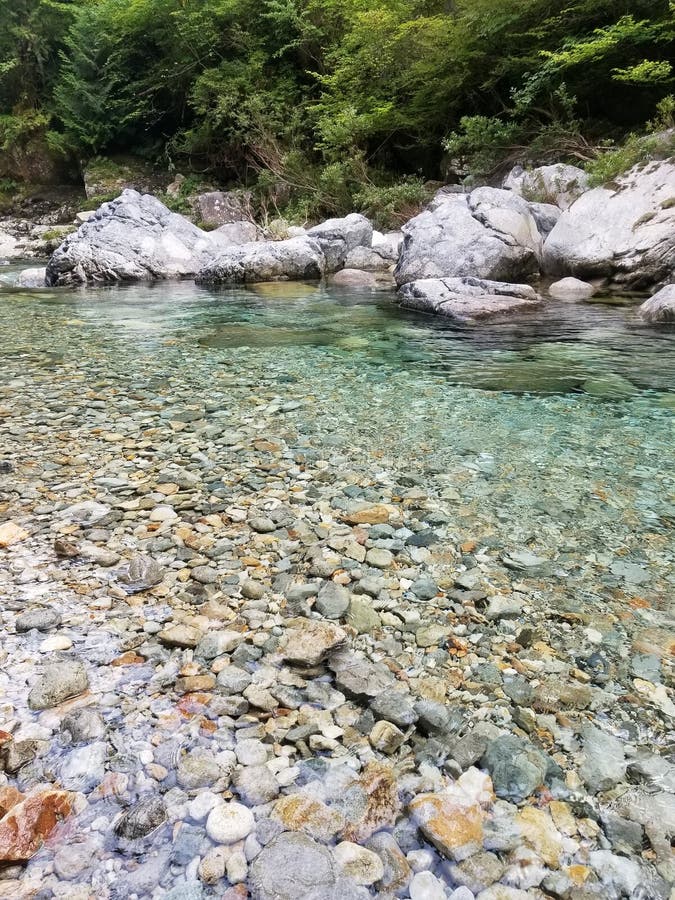 Emerald Green River - Atera Valley Stock Photo - Image of stream ...