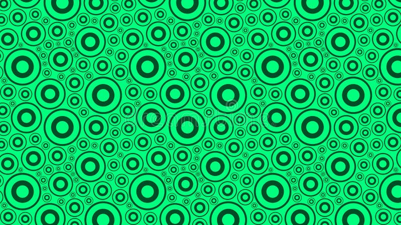 Emerald Green Seamless Circle Background Pattern Stock Vector ...