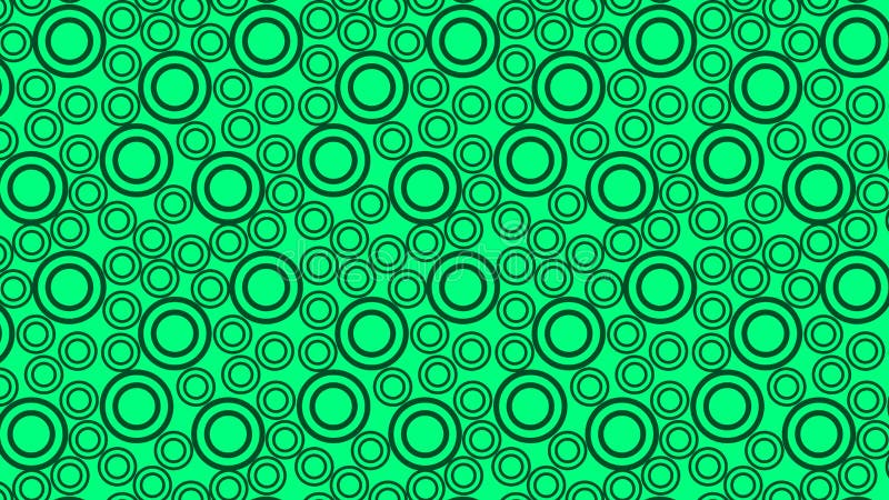 Emerald Green Seamless Geometric Circle Pattern Background Stock Vector ...