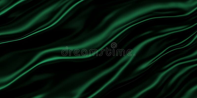 Emerald Green Silk Fabric Drape Luxurious Textile Background Stock ...
