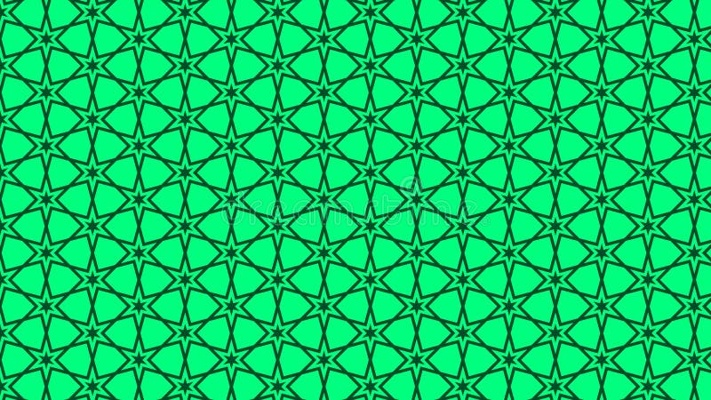 Emerald Green Star Pattern Vector Graphic Stock Vector - Illustration ...