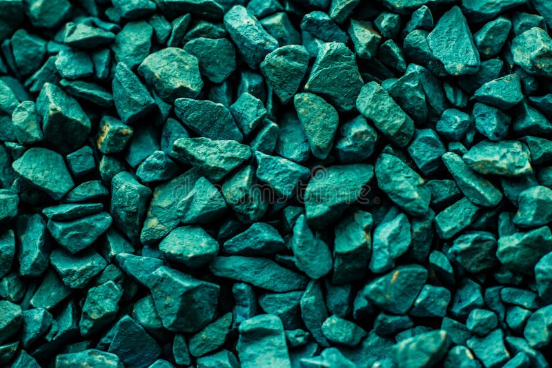 Emerald Green Stone Pebbles As Abstract Background Texture, Landscape ...