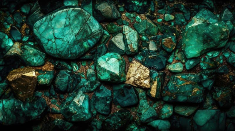 Emerald Green Stone Texture Background for Design Projects. Stock ...