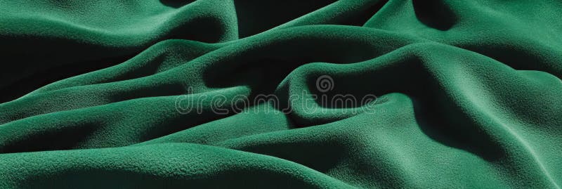 Emerald Green Suede Fabric with a Fine Nap and Subtle Texture ...