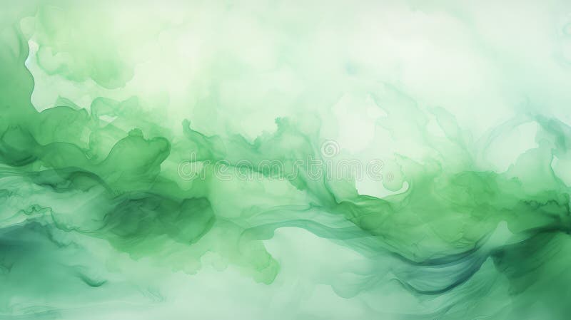 Emerald Green Water Color Background Stock Illustration - Illustration ...