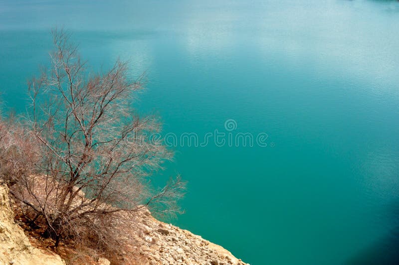 Emerald Green Water Lake imagen de archivo. Imagen de naturalizado ...