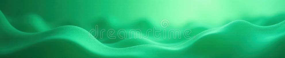 Emerald Green Wave Pattern, Ethereal Blurred Backdrop Gradient, Fantasy ...