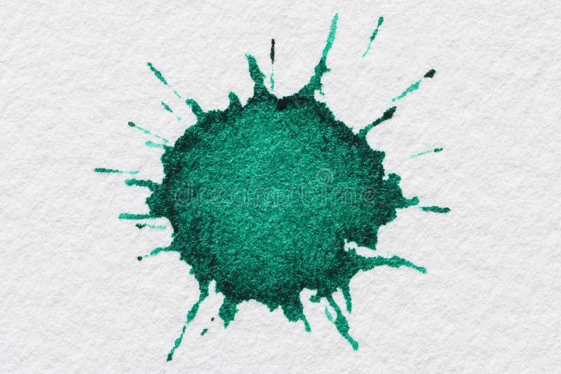 Ink Drop on Paper Macro Close Up Stock Image - Image of expand, colors ...