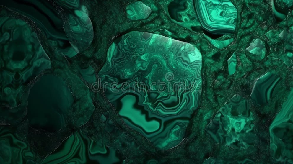 Emerald Jade Texture with Luminous Enhancements. Generative Ai Stock ...