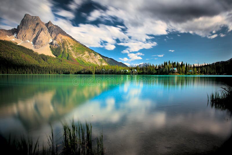 Emerald lake in summer stock photo. Image of lake, beauty - 2865714