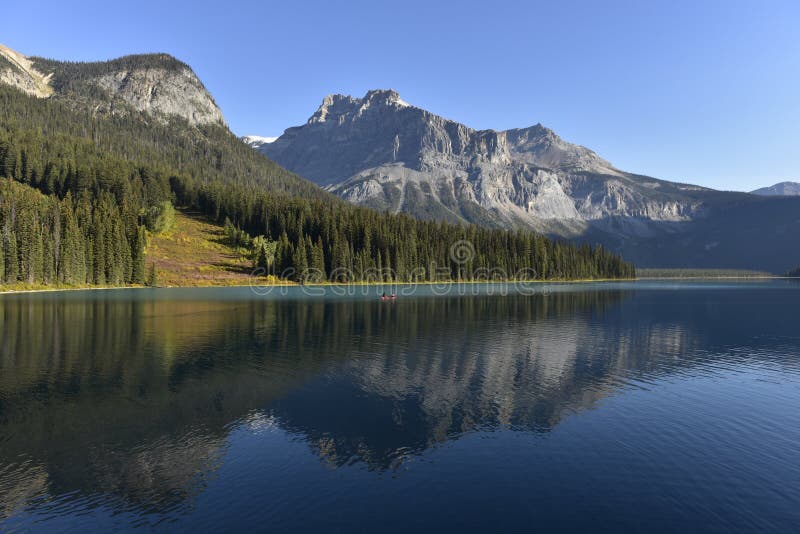 Emerald Lake in Banff, Alberta, West Canada Editorial Stock Photo ...