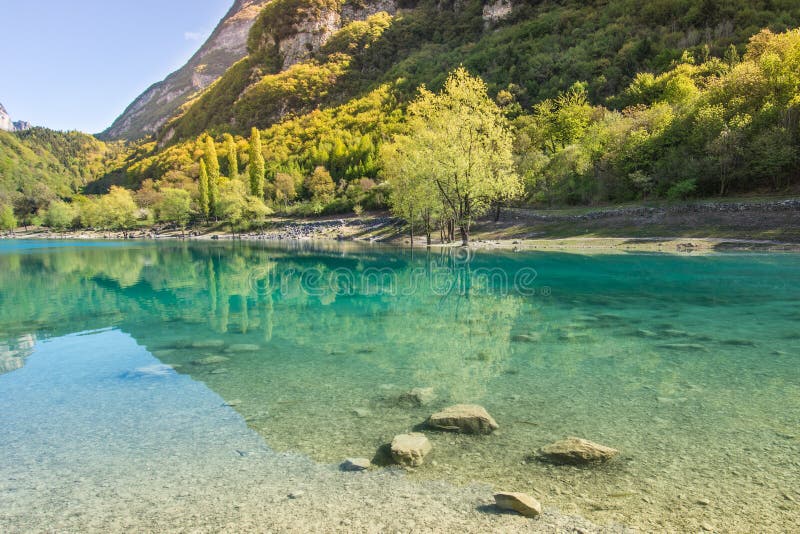 Emerald Lake with Transparent Water Stock Photo - Image of river, fresh ...