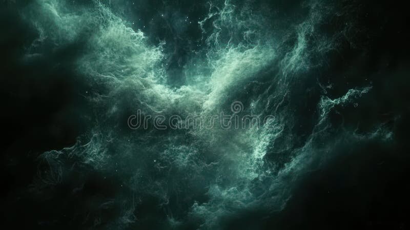 Emerald Nebula: a Cosmic Symphony of Light and Dark - a Stellar Dance ...