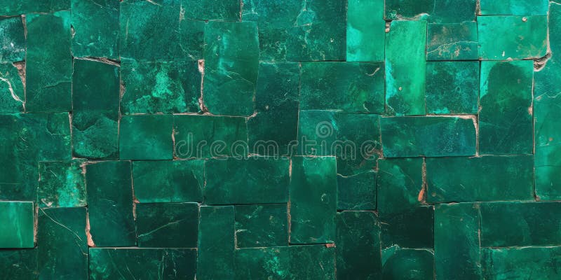 Emerald Pastel Green Wall Texture with Stained Bricks and Grunge ...