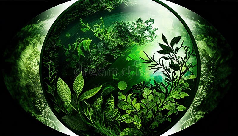 Emerald Planet: a High-Resolution Digital Creation of a Lush Green ...