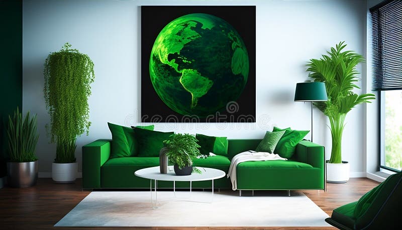 Emerald Planet: a High-Resolution Digital Creation of a Lush Green ...