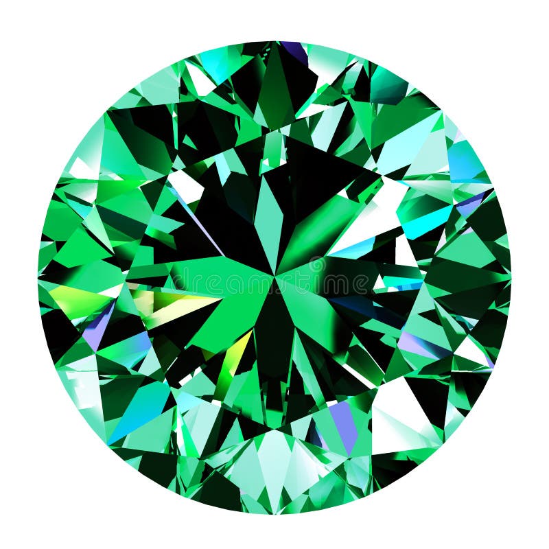Green Emerald stock illustration. Illustration of expensive - 59738882