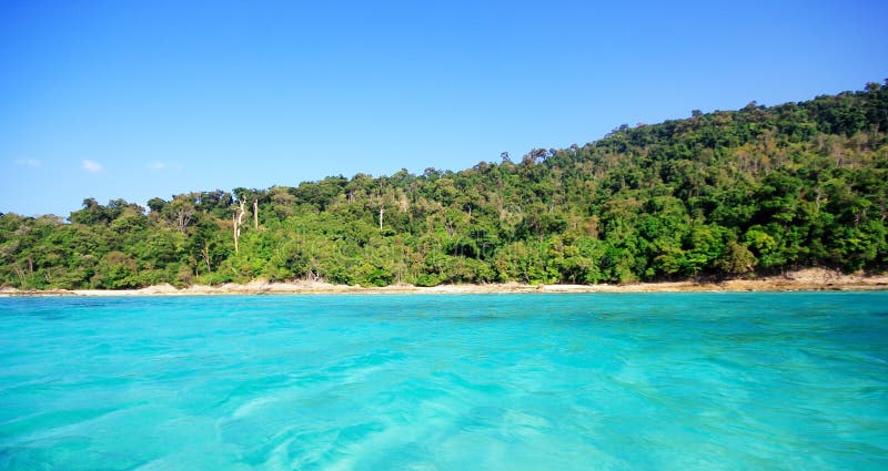 Emerald sea stock image. Image of tourism, nature, sunshine - 14776125