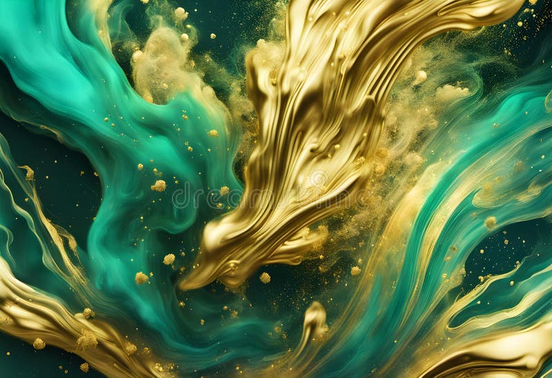 Emerald sparkling abstract stock illustration. Illustration of ...