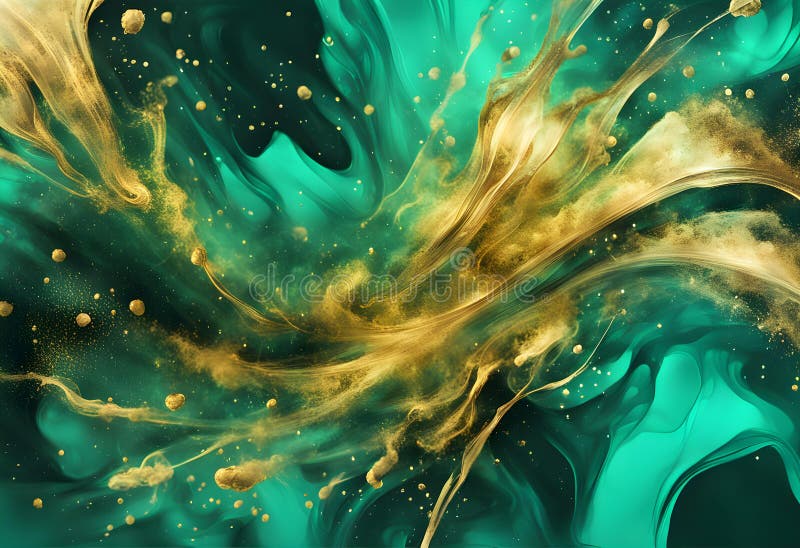 Emerald sparkling abstract stock illustration. Illustration of ...