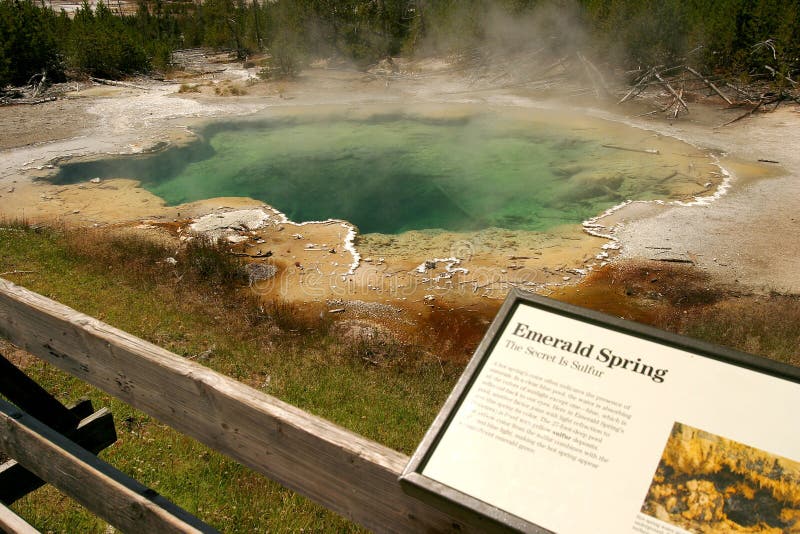 Emerald Spring stock photo. Image of colours, basin, colorful - 1820246