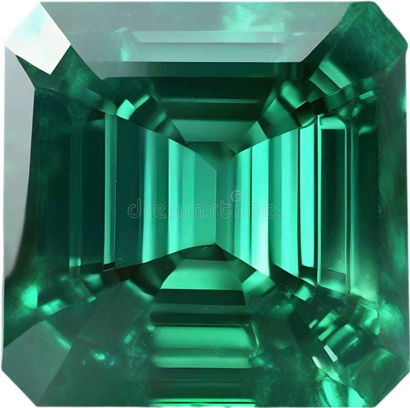 Emerald Stone, Colorful Gemstone Clipart. AI-Generated. Stock Photo ...